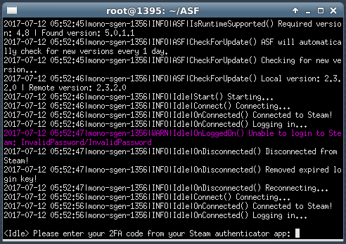 Unable to login after restart · Issue #595 · JustArchiNET/ArchiSteamFarm · GitHub