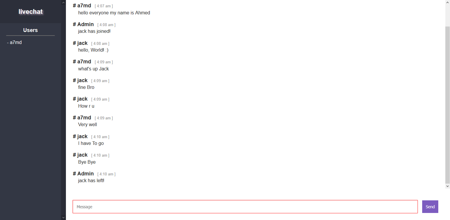 GitHub - A7MD-Dev/LiveChat: LiveChat => NodeJS