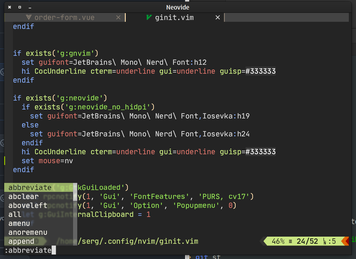 Invalid menu position when using multiGrid · Issue #480 · neovide/neovide · GitHub