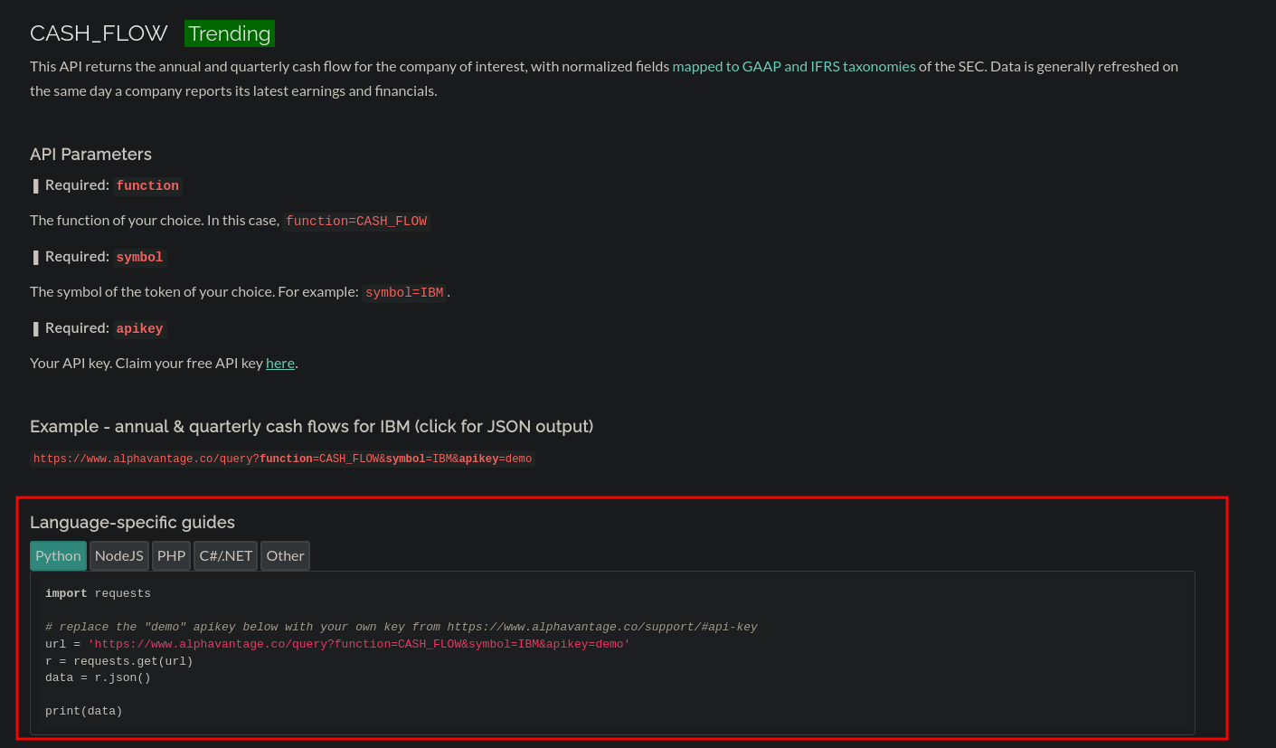 Cash Flow Api Attribute Error Issue 1 Tornotron Investment