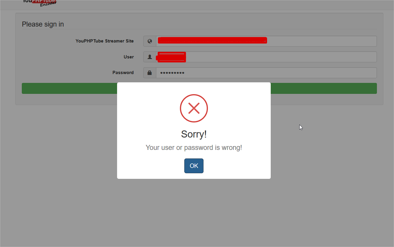 Cant Connect To Youphptube Encoder · Issue 433 · Wwbnavideo · Github