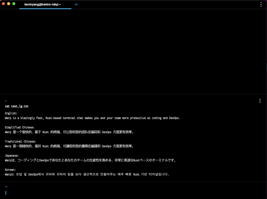 Core: Does not support CJK characters · Issue #327 · warpdotdev/Warp · GitHub