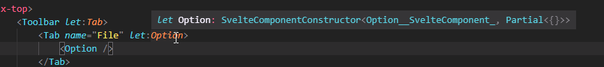 "Option" Component highlighted as "option" html element · Issue #711 · sveltejs/language-tools ...
