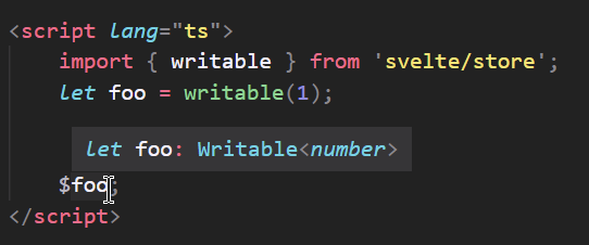 Hovering $store returns typeof store · Issue #901 · sveltejs/language-tools · GitHub