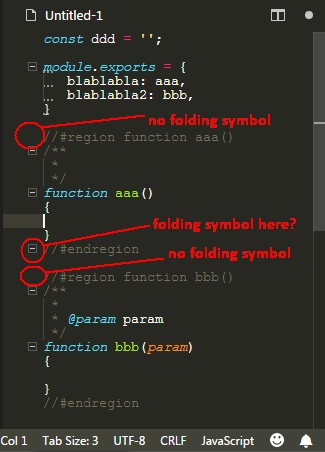 Problems with folding //#region area · Issue #47309 · microsoft/vscode ...