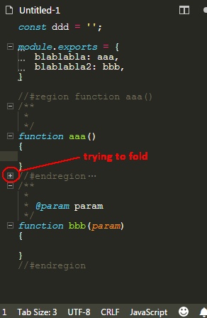 Problems with folding //#region area · Issue #47309 · microsoft/vscode ...