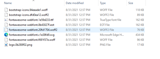 icons are not loading in prod build · Issue #996 · twbs/icons · GitHub