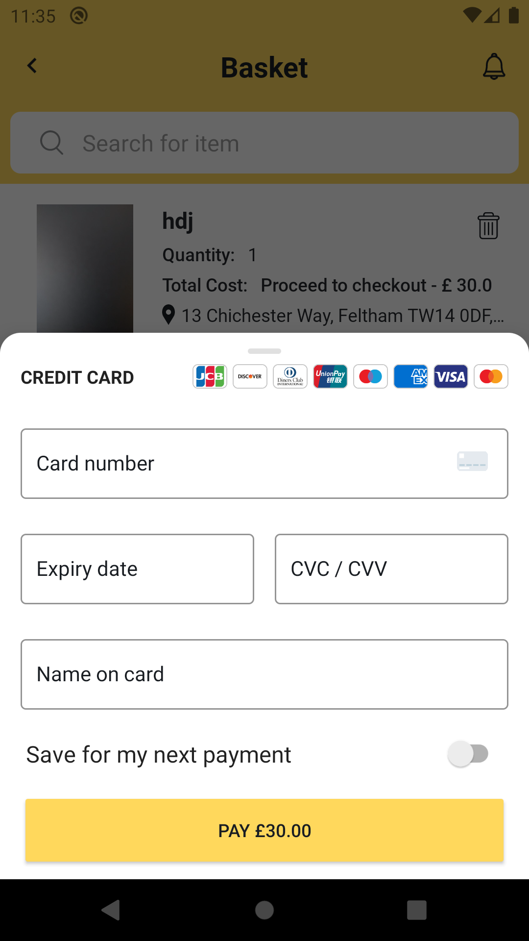 [Drop In Android] [Production issue] How i can show stored payment methods in Drop In UI Android ...