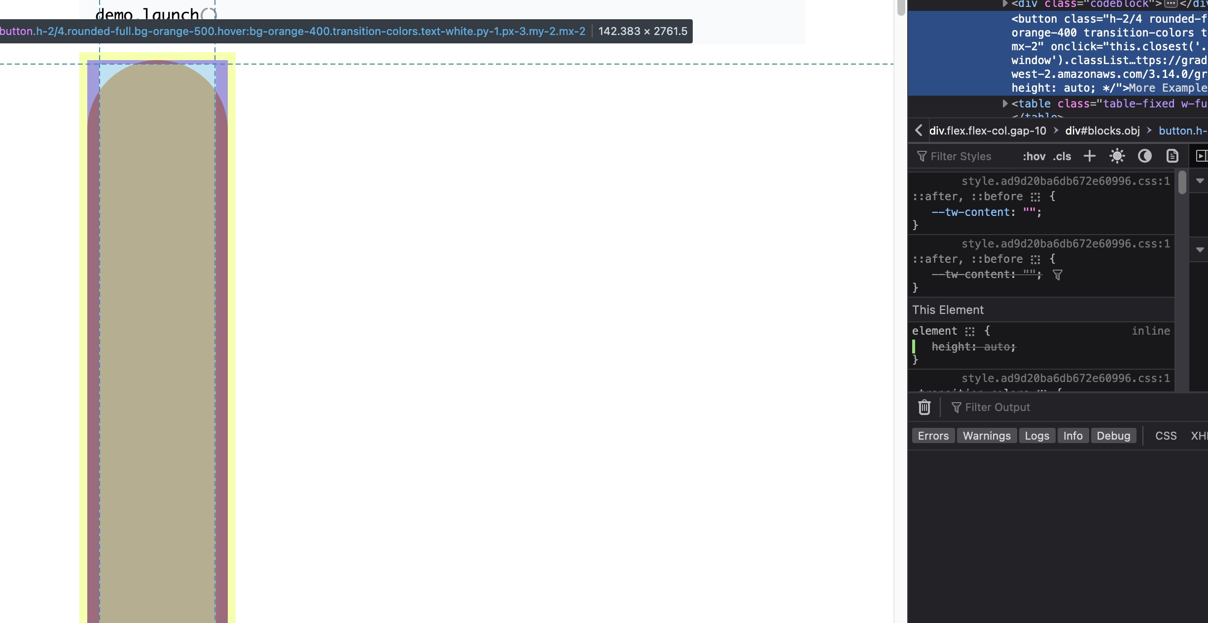 [docs] more examples button height too large in firefox · Issue #2850 ...
