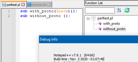 perl function list empty · Issue #9285 · notepad-plus-plus/notepad-plus ...