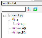 Function list: problem with functions after classes in Python · Issue ...