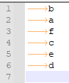 Sorting with column-key doesn't work following a tab character · Issue ...
