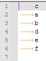 Sorting with column-key doesn't work following a tab character · Issue ...
