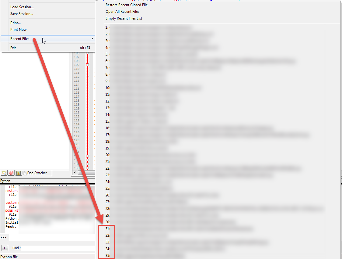 Problem When Trying To Increase Recent File History Past 30 Limit · Issue 3965 · Notepad