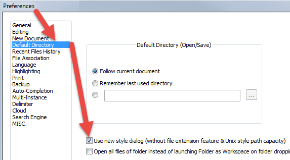 File Save Dialog does not change directories · Issue #4698 · notepad ...
