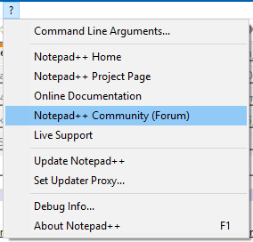 Add "community" link to the N++ homepage · Issue #8179 · notepad-plus ...