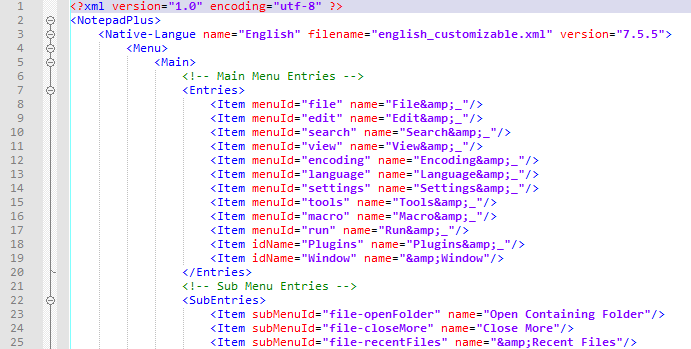 XML section collapsed · Issue #8209 · notepad-plus-plus/notepad-plus ...