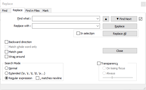 Remove the "Replace All in All Opened Documents" 'feature' · Issue #8432 · notepad-plus-plus ...