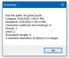 Add word-count in selected text to View > Summary output · Issue #8790 ...