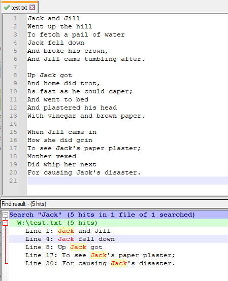 Nextprev Search Results Dont Act On Current Find Result Window · Issue 9080 · Notepad Plus 7880