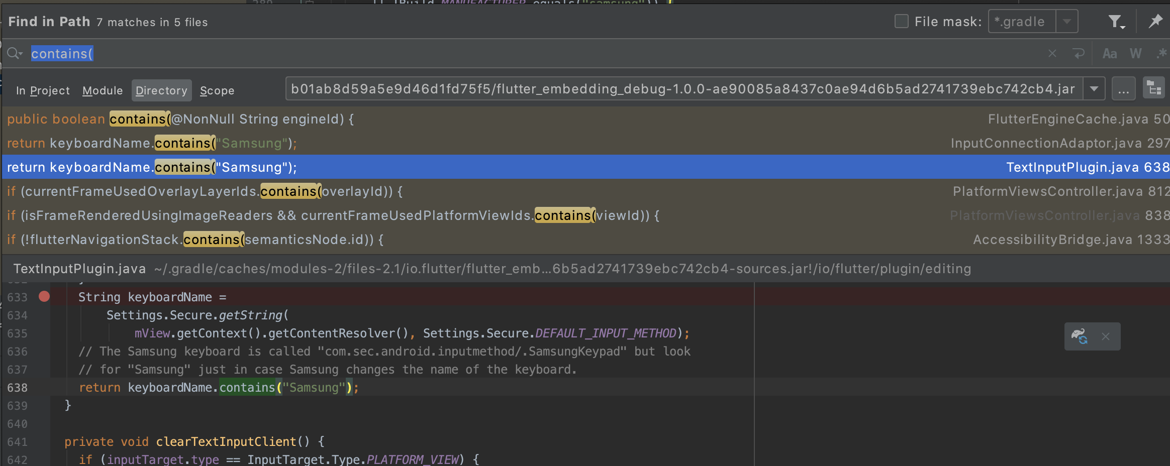 I have a NPE on samsung - SM-G977N · Issue #89524 · flutter/flutter · GitHub