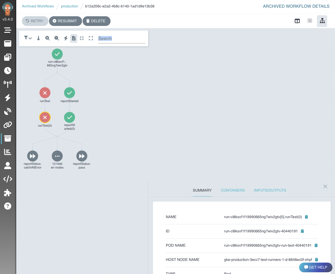 Archived Workflows Page Has Right Pane Css Issue · Issue 9701 · Argoprojargo Workflows · Github