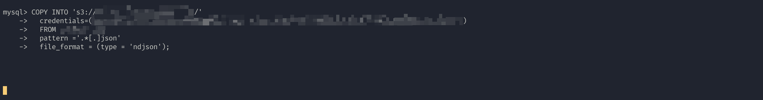 bug: copy into @s3 from table cannot be executed after version 0.8.34 · Issue #7620 ...