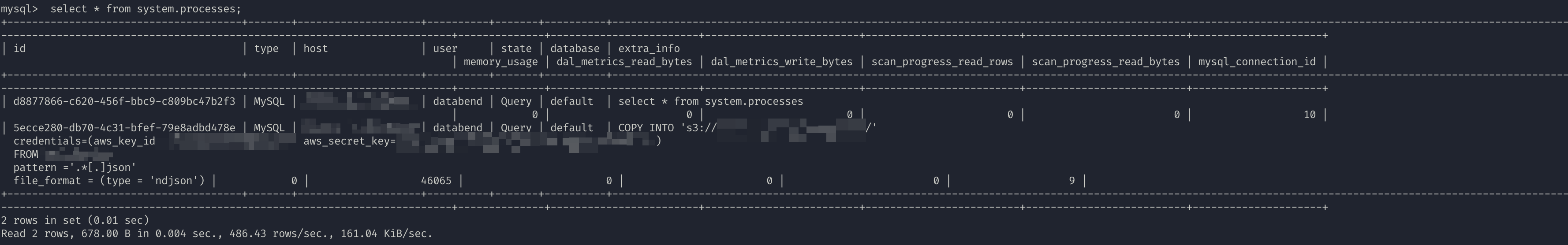 bug: copy into @s3 from table cannot be executed after version 0.8.34 · Issue #7620 ...