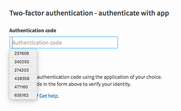 2FA: Disable autocomplete on the authentication code field · Issue #5805 · pypi/warehouse · GitHub