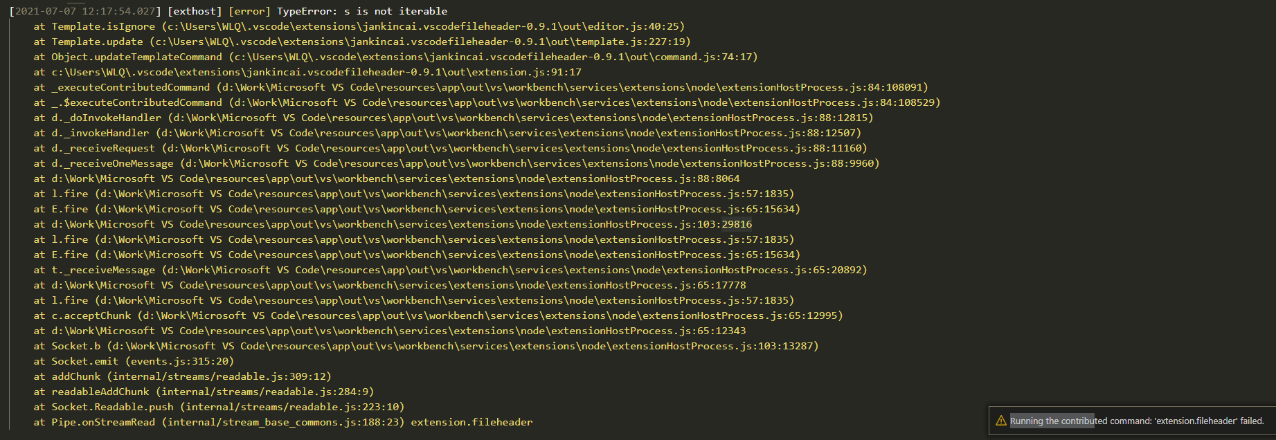 VSCODE LUA无法调用命令 · Issue #342 · OBKoro1/koro1FileHeader · GitHub