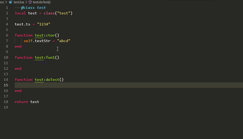 VSCODE EMMLUA 只有使用@class注解才支持使用self · Issue #97 · EmmyLua/VSCode-EmmyLua · GitHub
