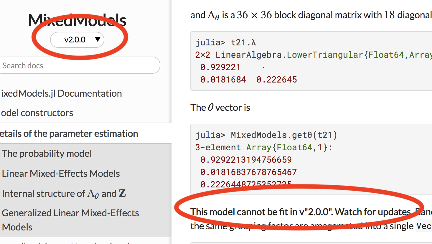 Documentation out-dated · Issue #191 · JuliaStats/MixedModels.jl · GitHub