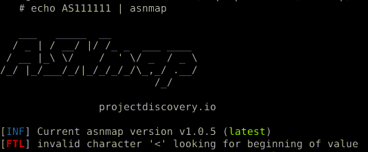 Unexpected end of JSON input · Issue #174 · projectdiscovery/asnmap · GitHub