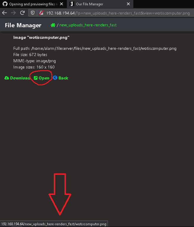 Opening and previewing files not working. · Issue #490 · prasathmani/tinyfilemanager · GitHub