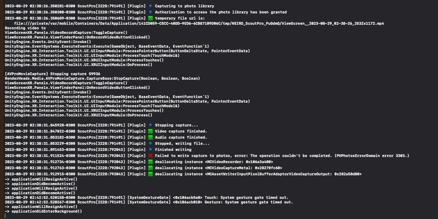 Save to photo library straight up not working on ios · Issue #316 · RenderHeads/UnityPlugin ...