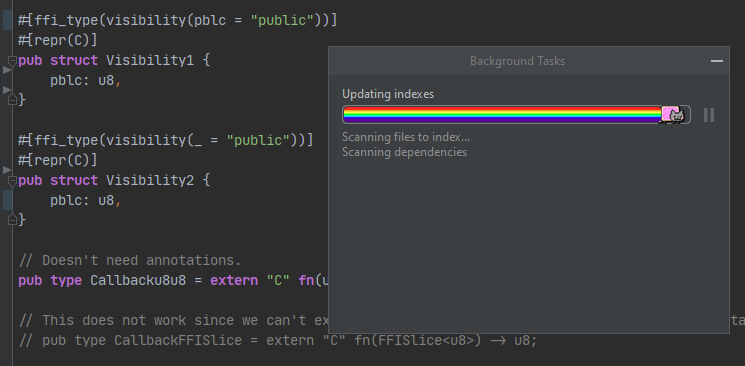 Indexes Rustexpandedmacros Forever · Issue 8020 · Intellij Rustintellij Rust · Github