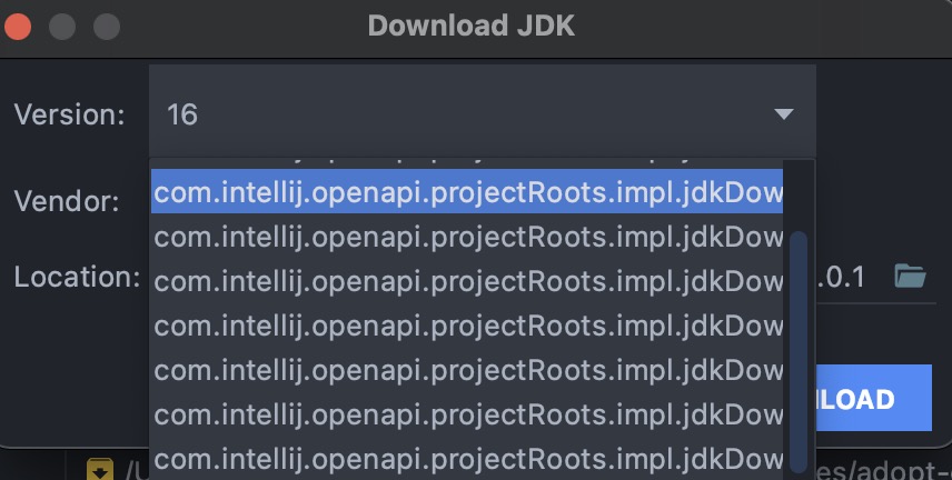 Incorrect rendering of vendor in Download JDK dialog · Issue #1773 ...