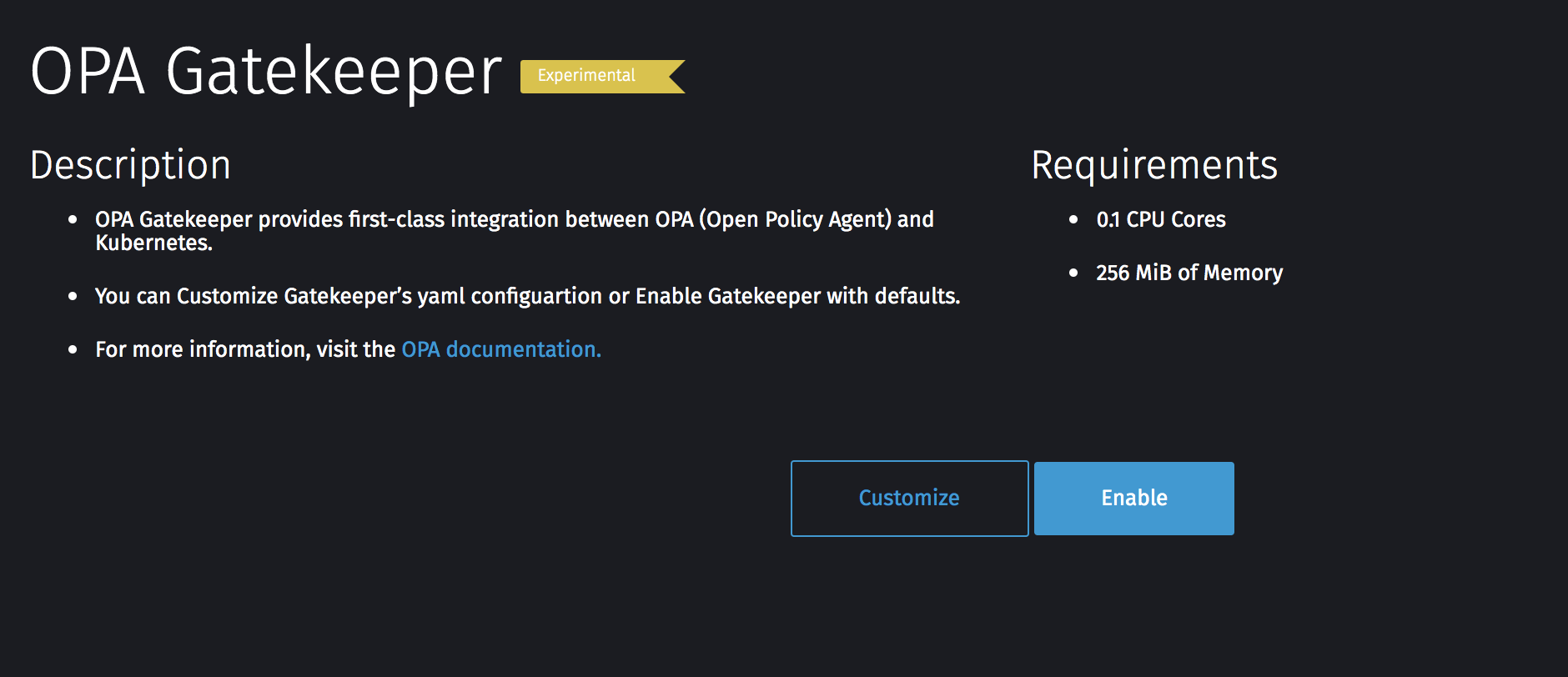 OPA gatekeeper customize button color makes it look like disabled ...