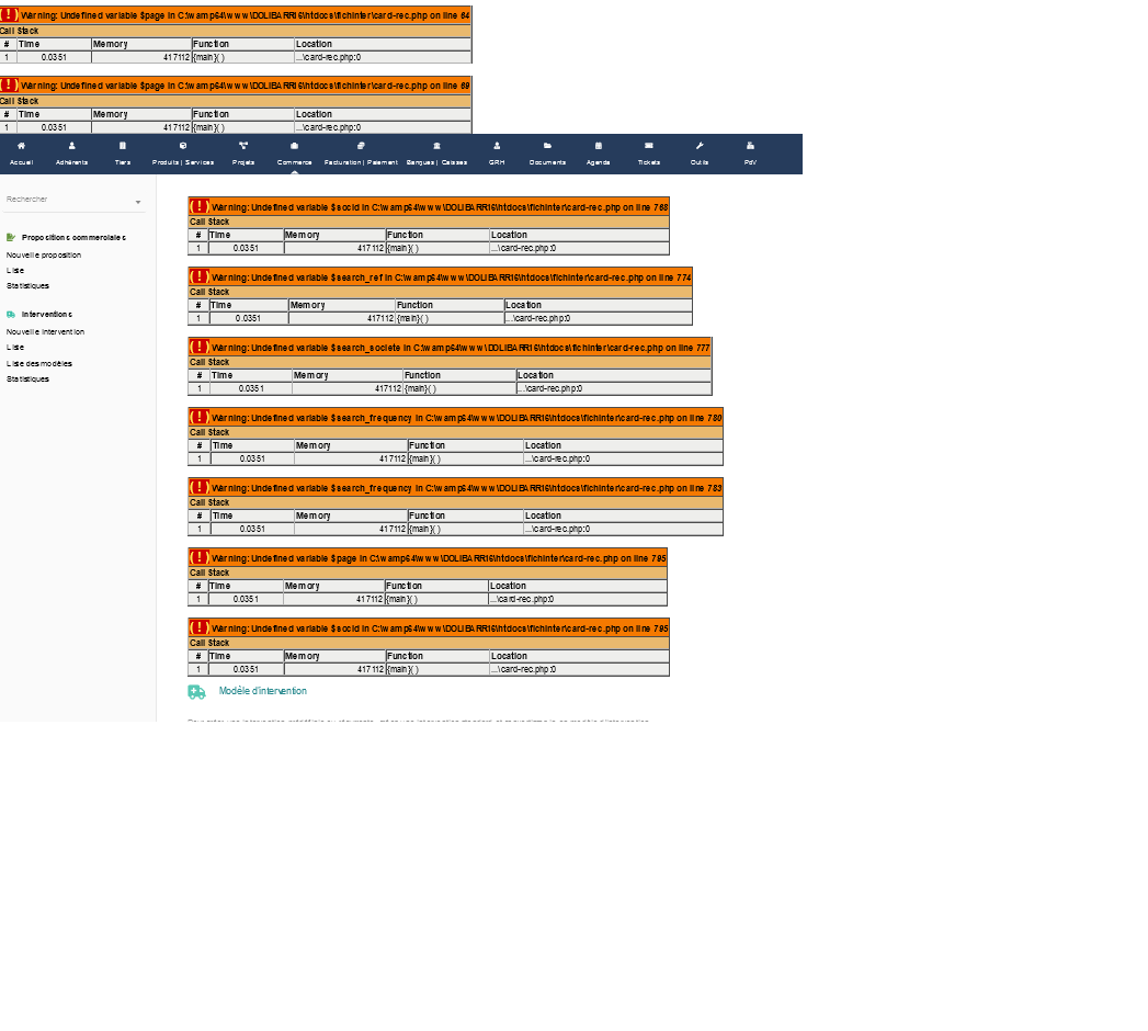 warning "undefined...." php 8 · Issue #21153 · Dolibarr/dolibarr · GitHub