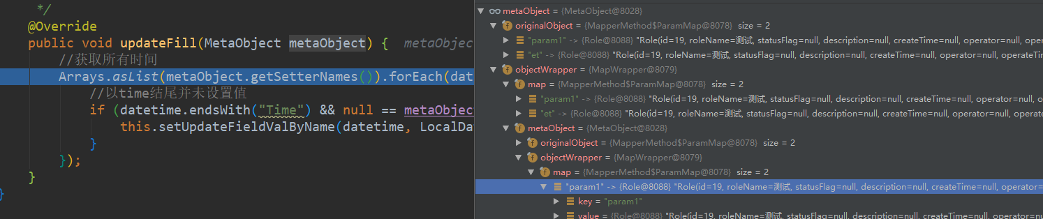fill = FieldFill.UPDATE 被包装了param1? · Issue #1043 · baomidou/mybatis-plus · GitHub