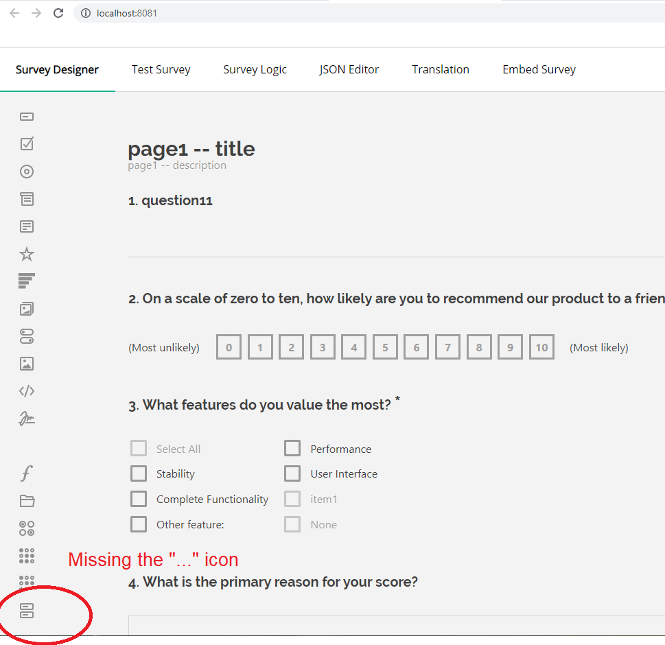 Missing the "..." icon in Creator V2 toolbox for some sizes · Issue #1166 · surveyjs/survey ...