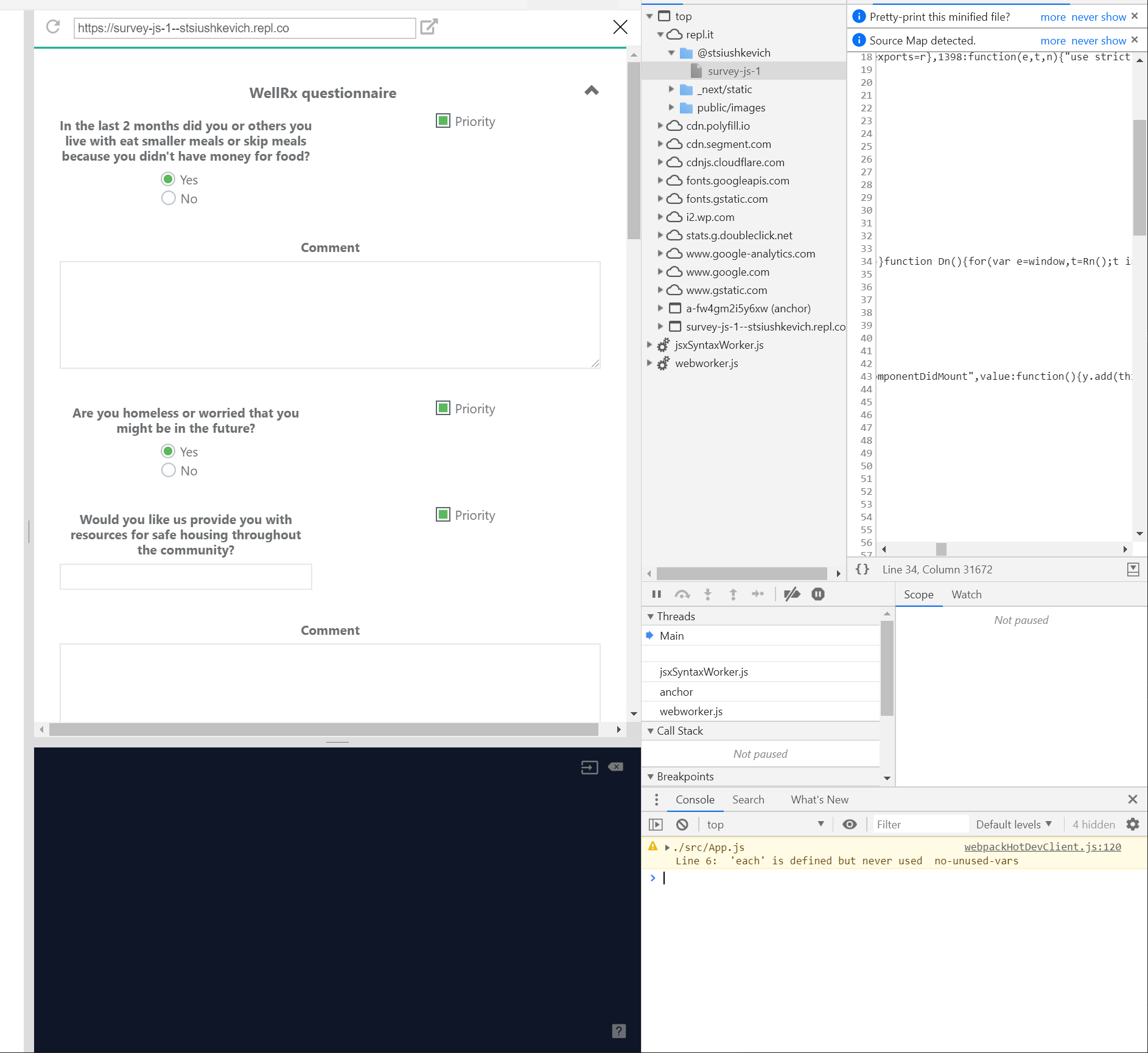 React Survey Widgets Module Has A Crash · Issue 135 · Surveyjscustom
