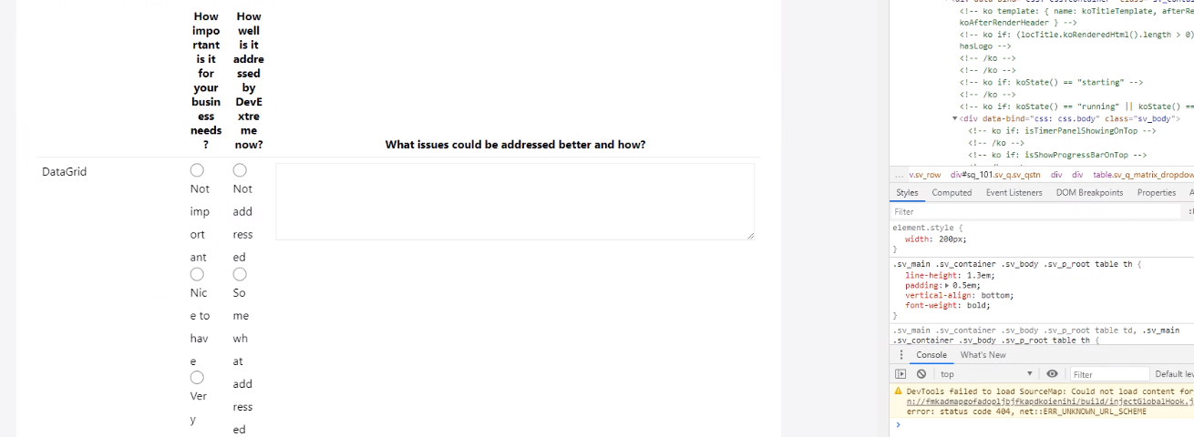 Width and min width column attribute are not applied to table cell element thus don't really ...