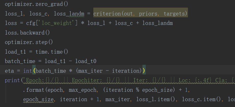 Where is the dense-face regression loss? · Issue #151 · biubug6/Pytorch_Retinaface · GitHub
