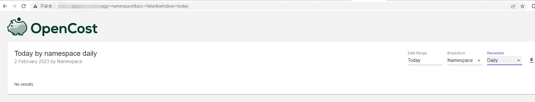 OpenCost UI 没有数据 · Issue #1643 · opencost/opencost · GitHub