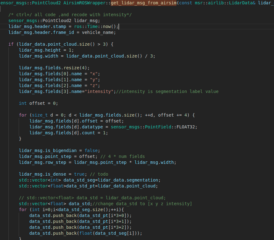 lidar sensor can not get the real data from environment · Issue #4247 ...