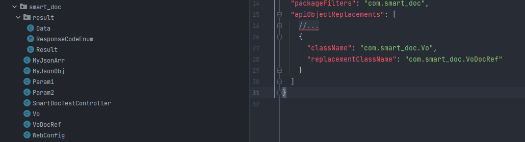 The apiObjectReplacements configuration is invalid. · Issue #293 · TongchengOpenSource/smart-doc ...