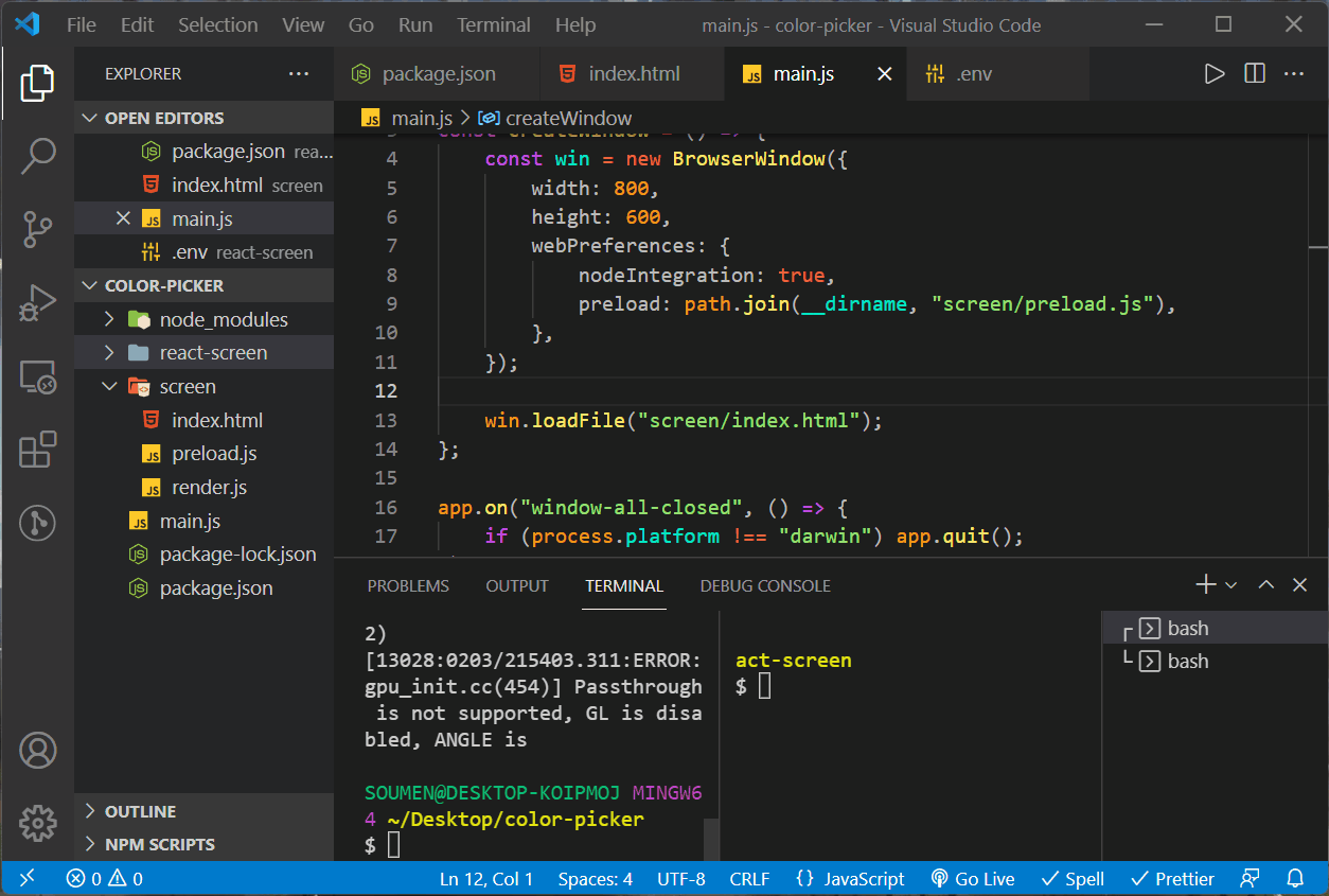 [Bug]: Eyedropper does not working outside the electron window. · Issue ...