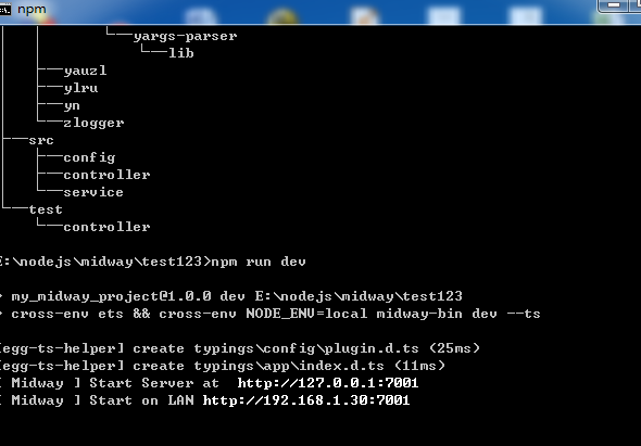 midway cli fail in new prject · Issue #731 · midwayjs/midway · GitHub