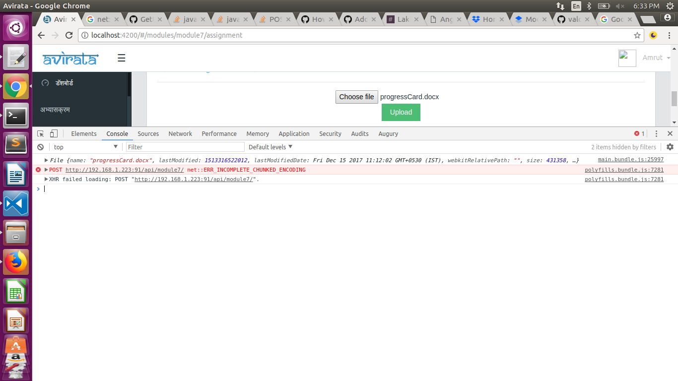 Error While Upload File Errincompletechunkedencoding · Issue 948 · Valor Softwareng2 File 